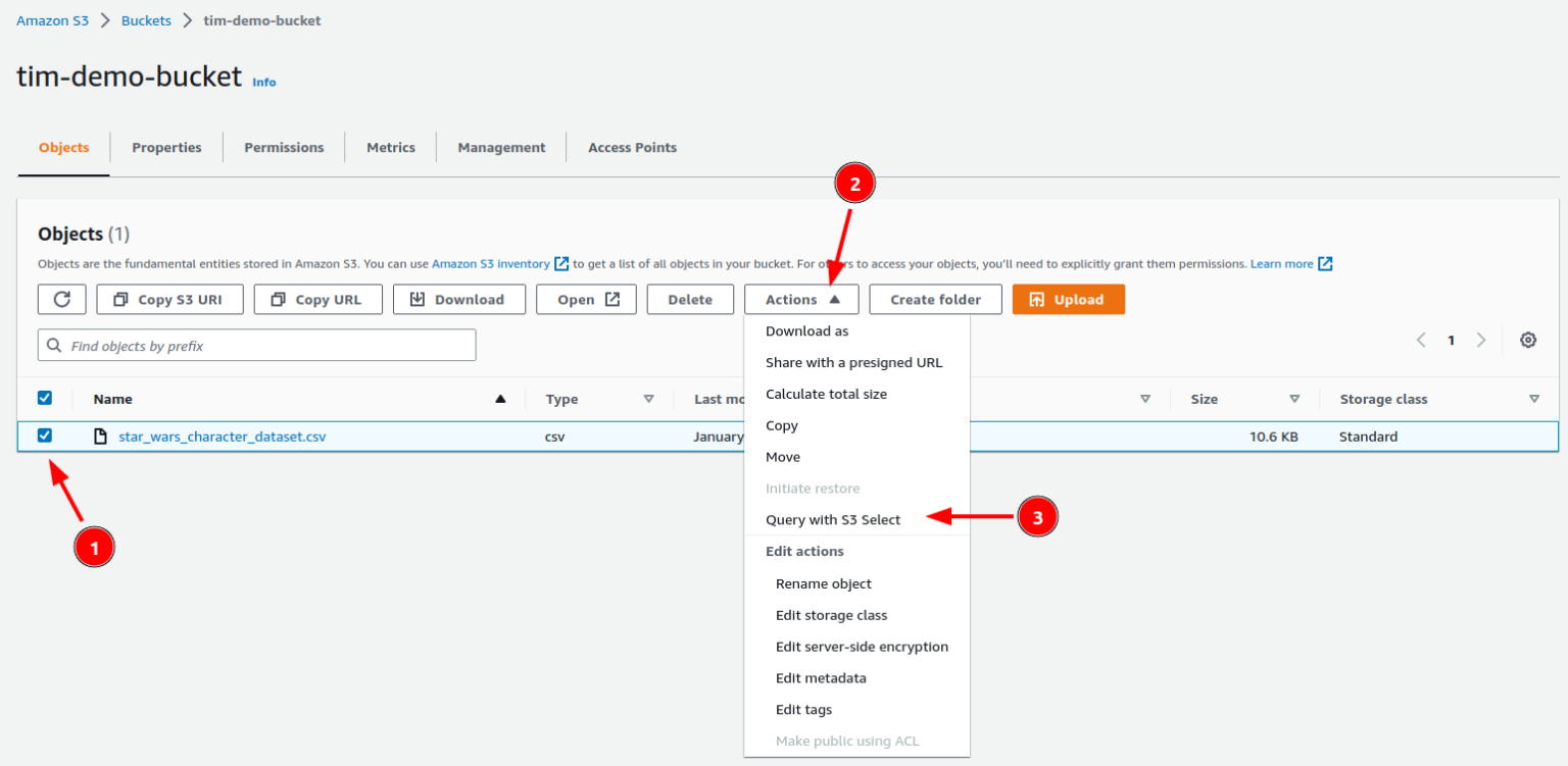Query S3 using S3 Select and SQL - Art of Data Engineering