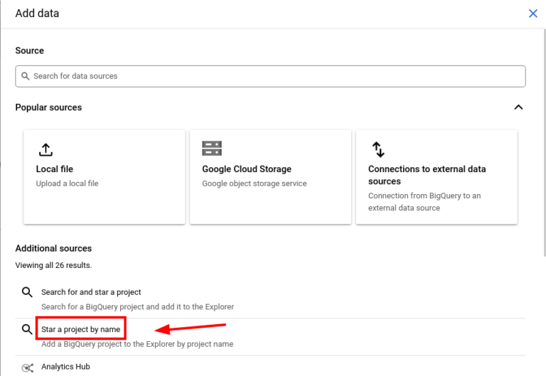 How To Pin public datasets to a Project In Google BigQuery - Art of ...